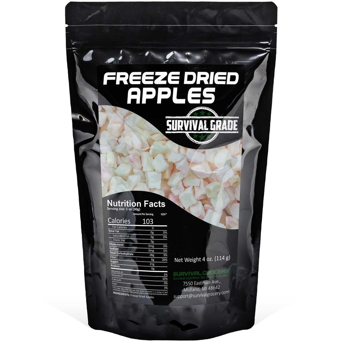 Freeze Dried Apples — Survival Grocery®