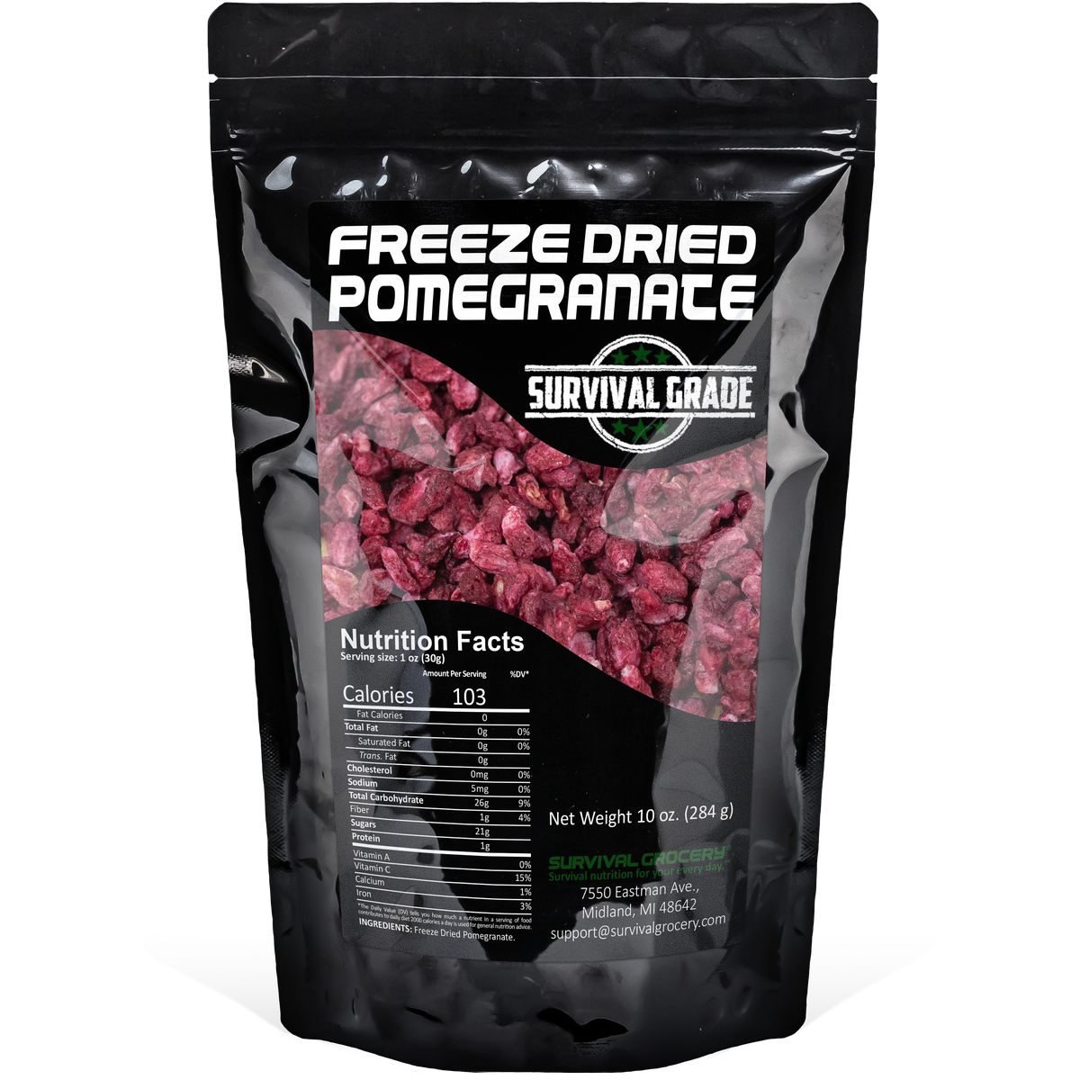 Freeze Dried Pomegranate — Survival Grocery®