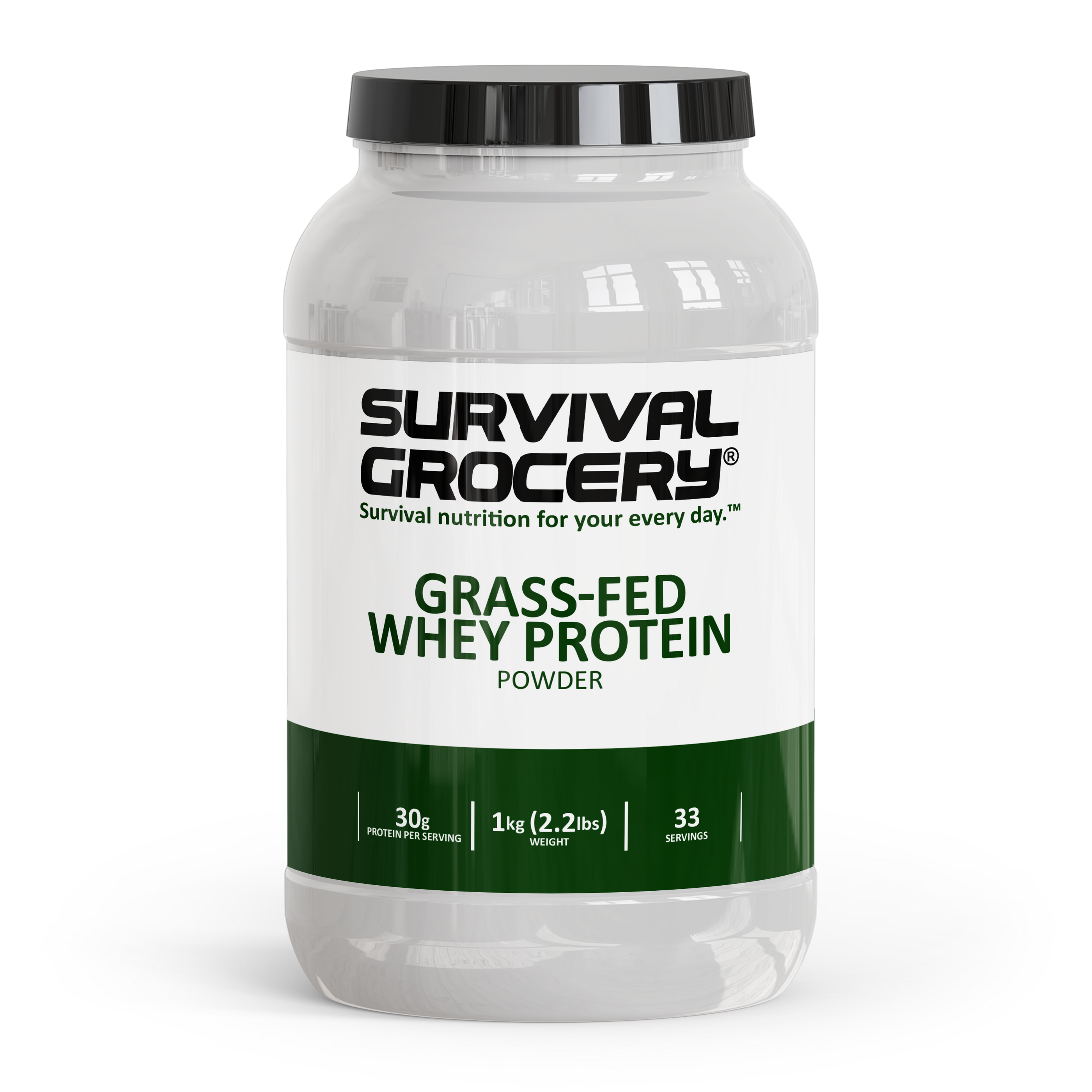 Grass Fed Whey Protein Powder — Survival Grocery®